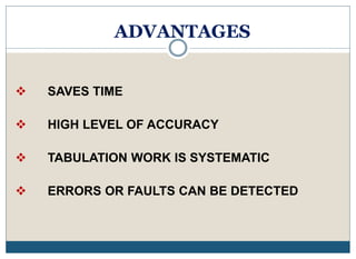 Tabulation of Data | PPTX