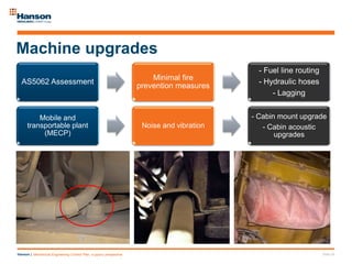 The mechanical engineering control plan, a quarry's perspective - Jon ...