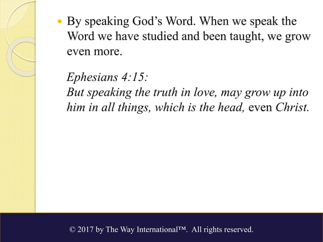 Bringing Forth Fruit | PPT