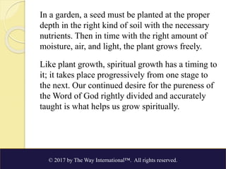 Bringing Forth Fruit | PPTX