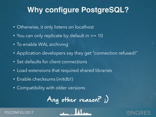 PostgreSQL Configuration for Humans / Alvaro Hernandez (OnGres) | PPT