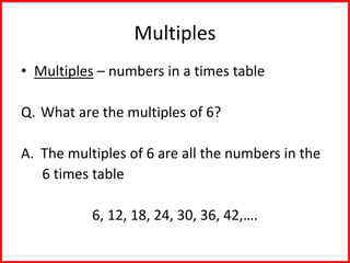 8.3 factorisation lesson | PPTX