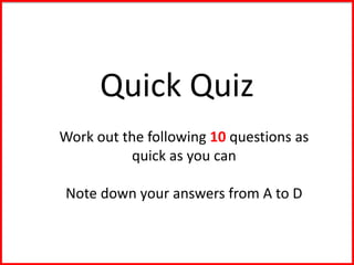 8.3 factorisation lesson | PPTX