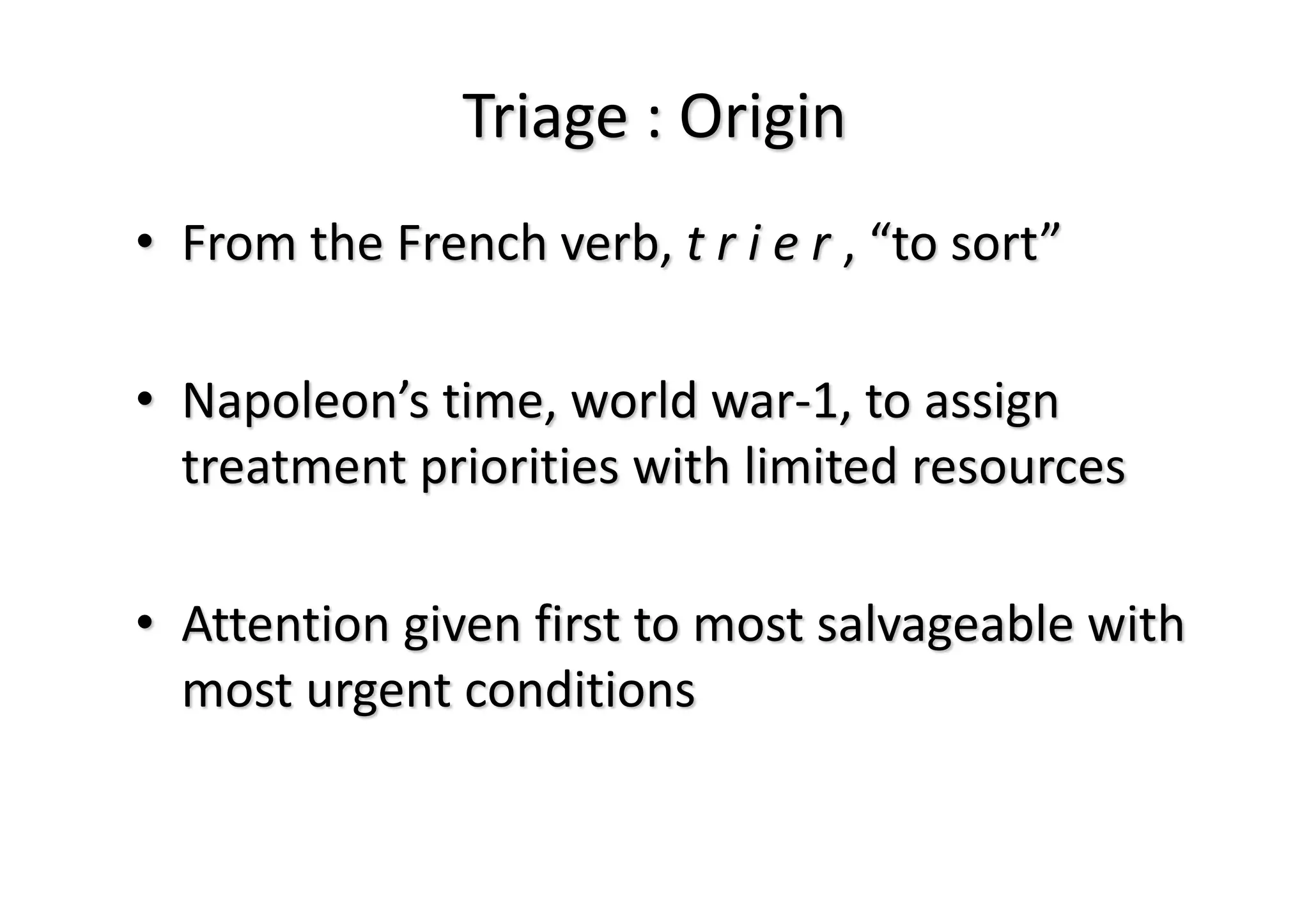 TRIAGE | PPTX