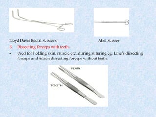hospital instruments and health accessories | PPTX