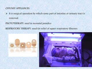 hospital instruments and health accessories | PPTX