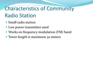 Community radio | PPTX
