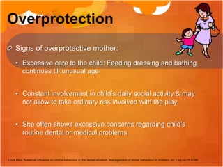 Maternal influence on child's behaviour | PPTX