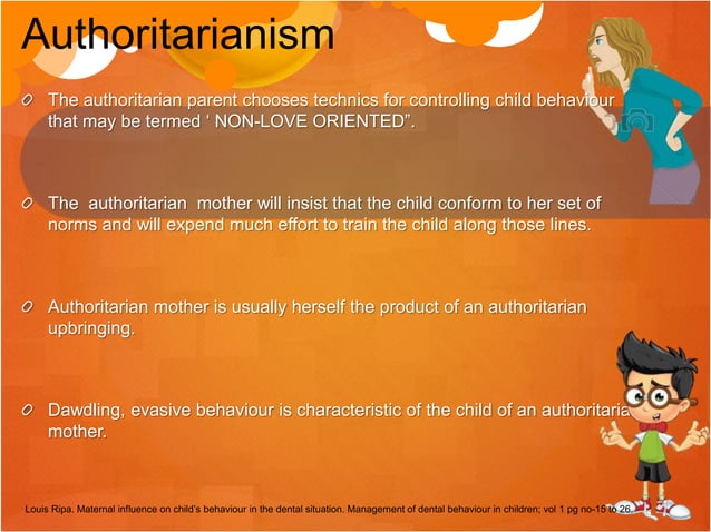 Maternal influence on child's behaviour | PPT