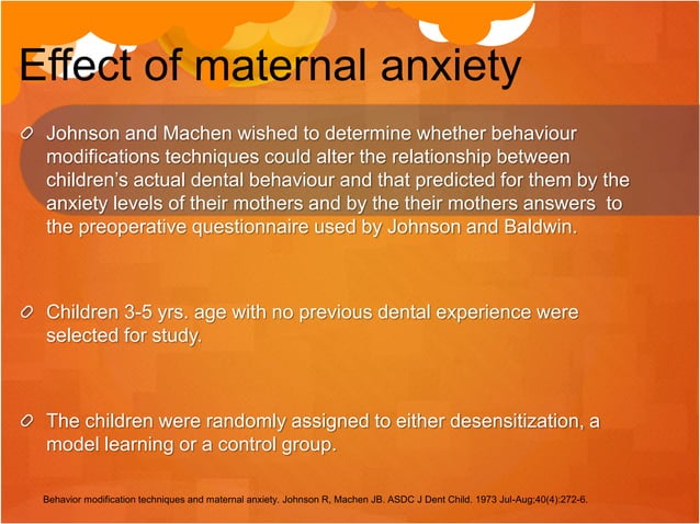Maternal influence on child's behaviour | PPT