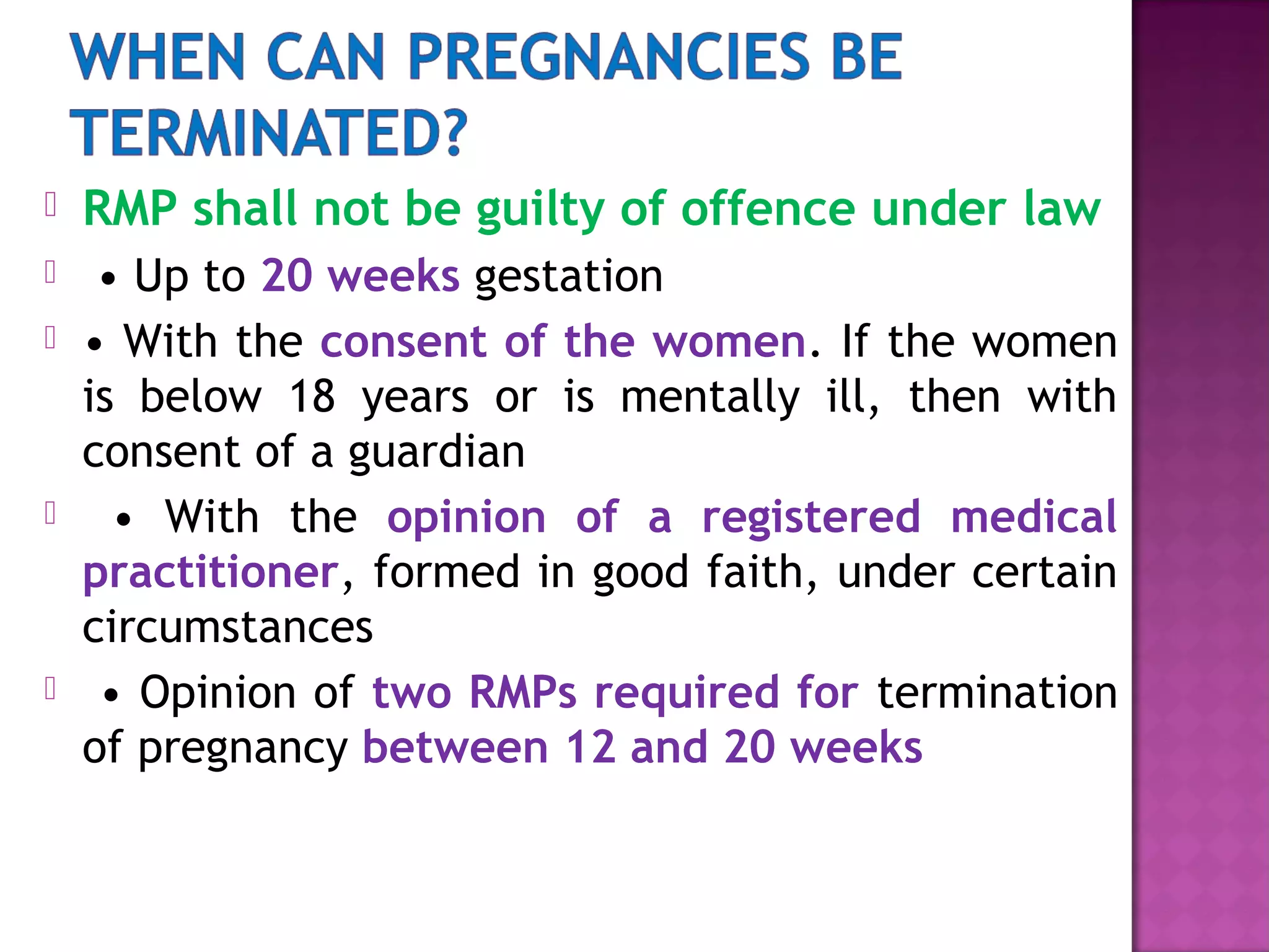 8. medical termination of pregnancy (mtp) act,1971 gp2 | PPT