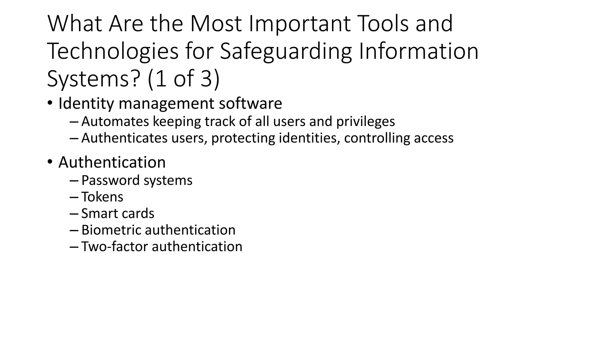 Securing information systems | PPTX | Computing | Technology & Computing