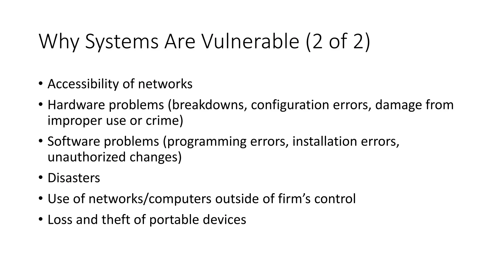 Securing information systems | PPTX | Computing | Technology & Computing