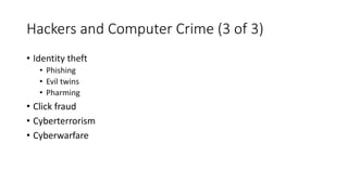 Securing information systems | PPTX | Computing | Technology & Computing