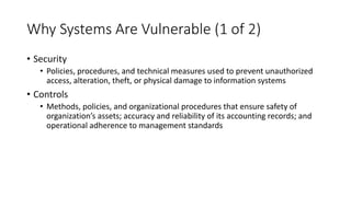 Securing information systems | PPTX | Computing | Technology & Computing