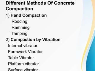 concrete construction By Engr M Usman | PPT