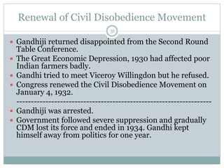 Mahatma Gandhi and the Indian National Movement | PPTX