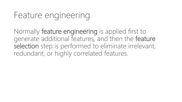 Feature Engineering And Selection Ppt