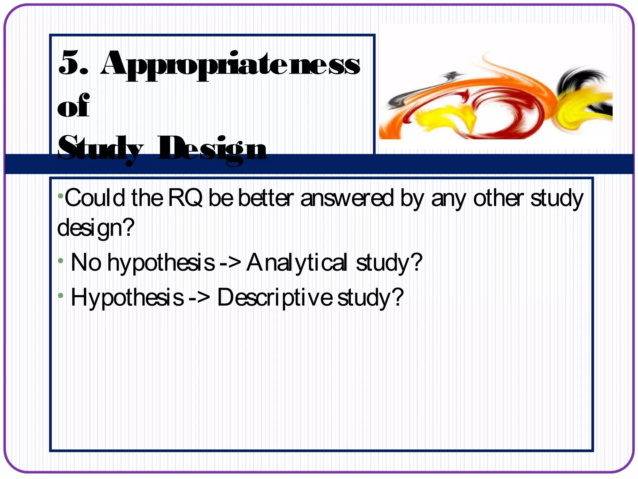 Appraisal of research v3 | PPT