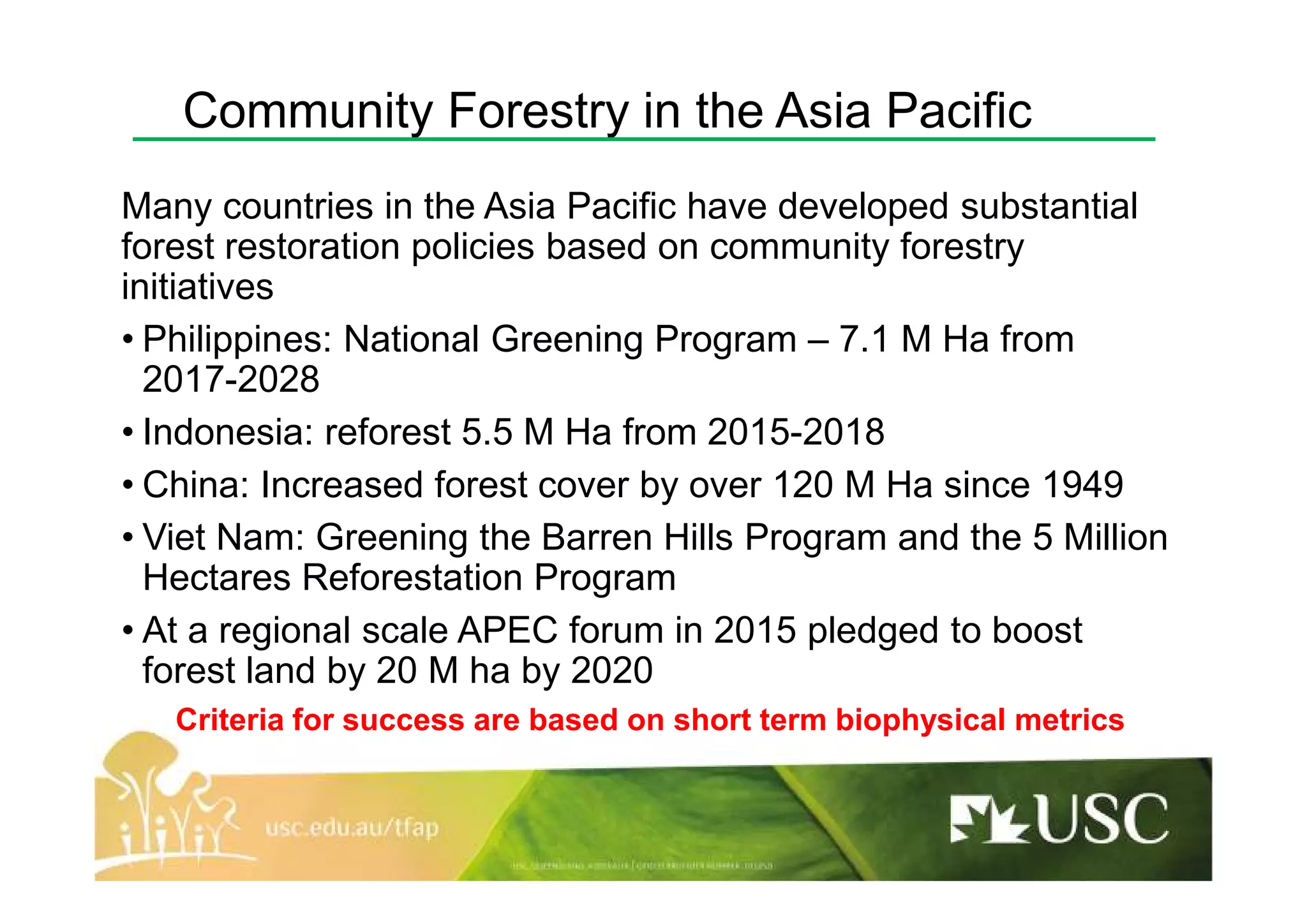 Updated research and study on Community Forestry | PPT
