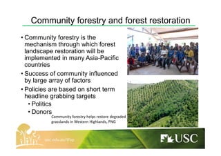 Updated research and study on Community Forestry | PPT
