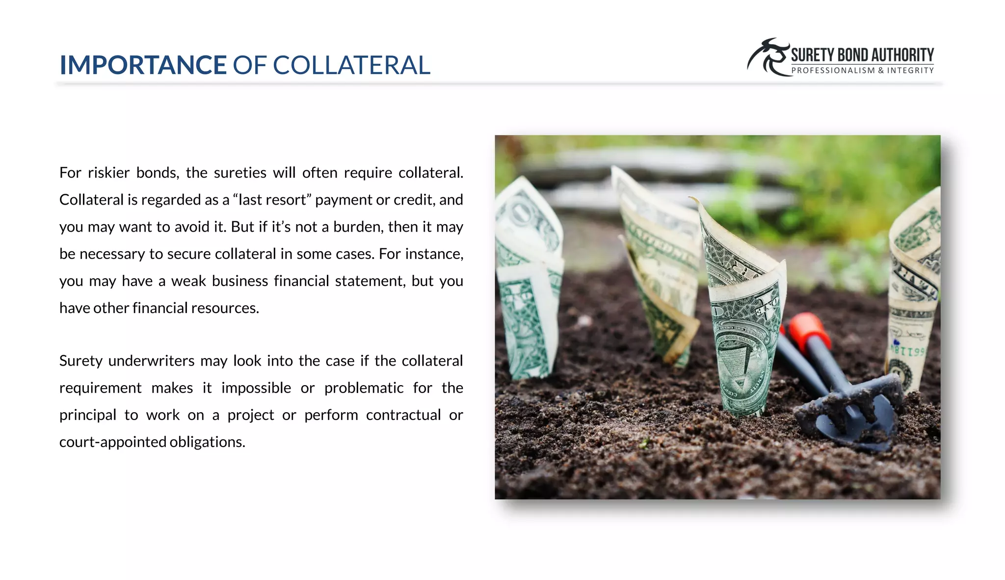 Types of Surety Bond Collateral | PPT