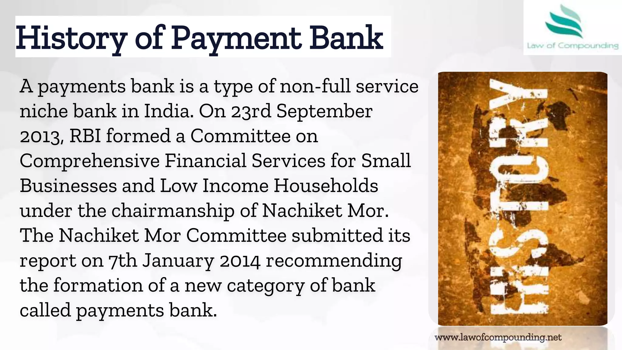 What is a Payment Bank ? 11 New Payment Banks. | PPT | Free Download