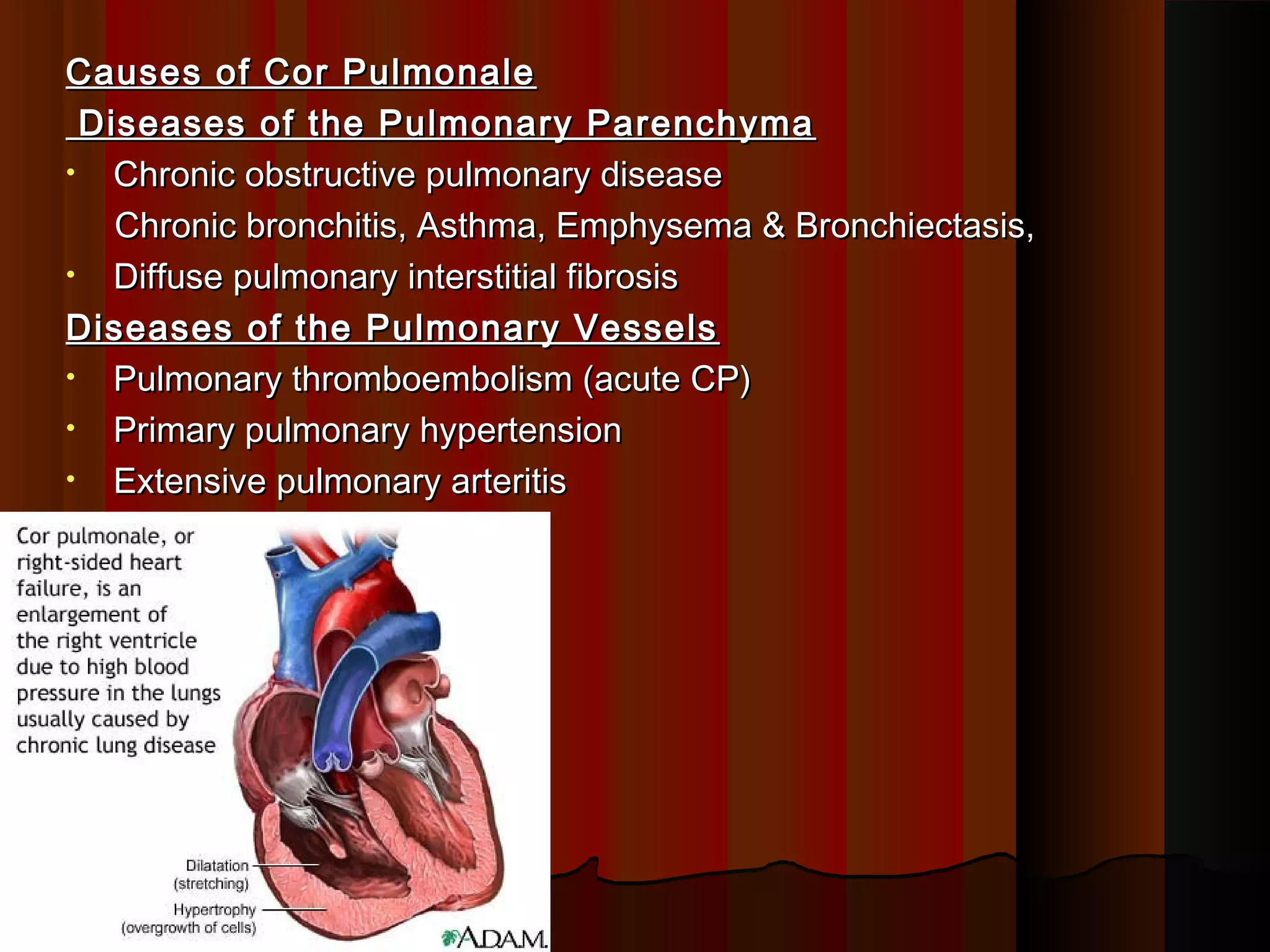 8.cor pulmonale | PPT