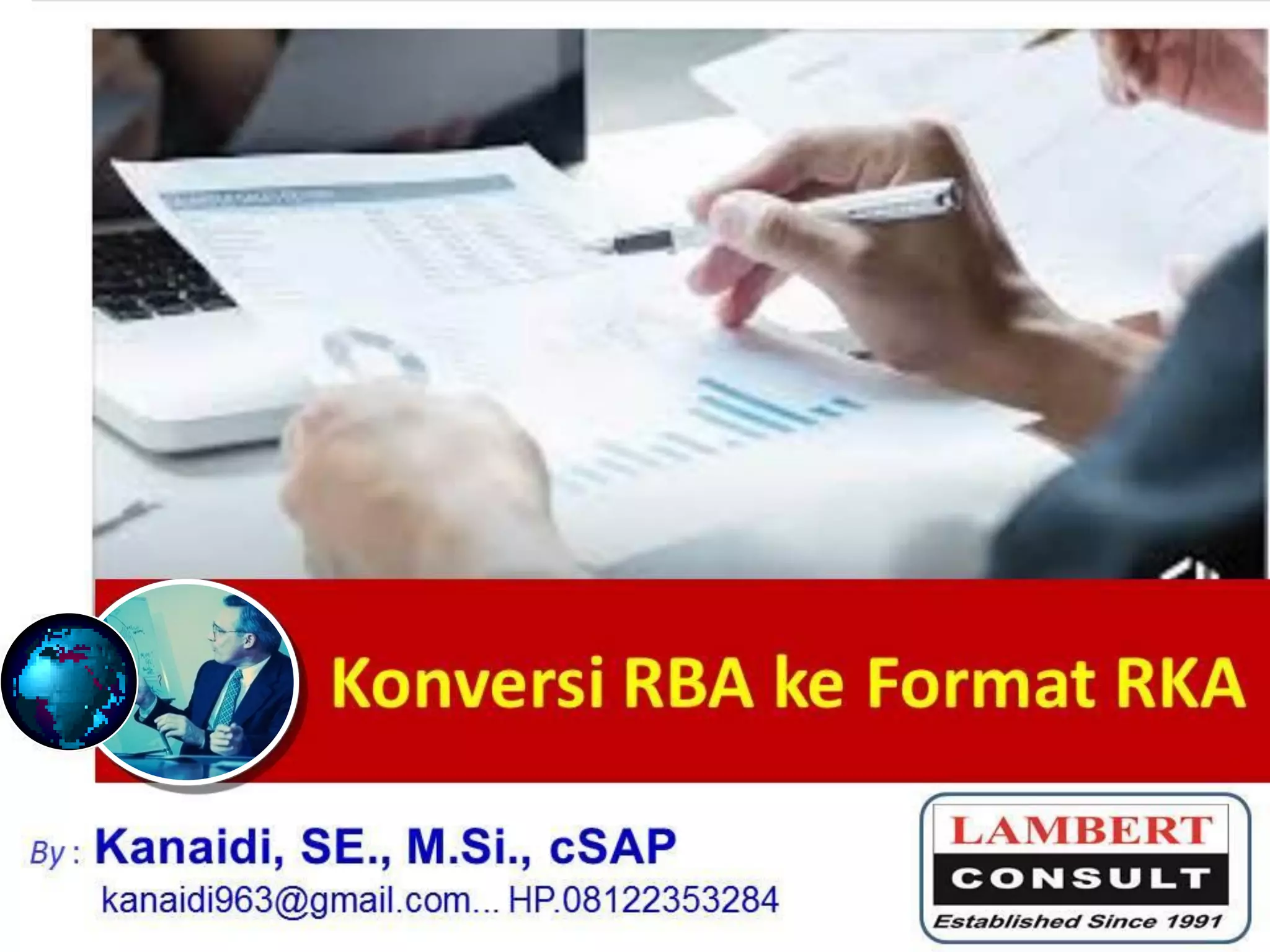 Prosedur Konversi RBA BLUD ke dalam Format RKA_Materi Workshop "Penyusunan RENCANA BISNIS ...