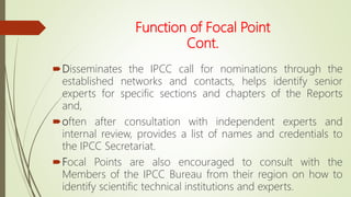Working with the IPCC. experiences from Sudan | PPTX