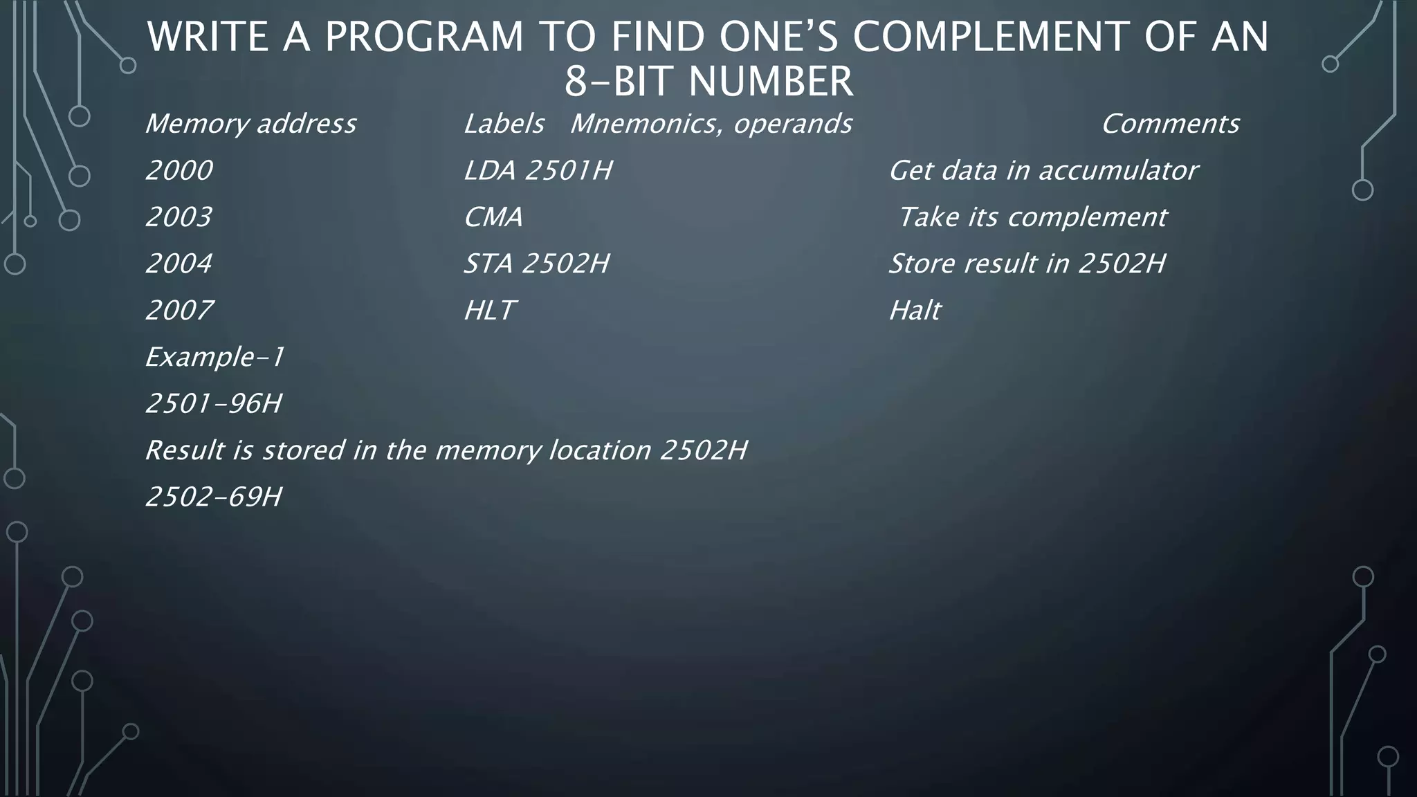 8. 8085 programming example | PPT