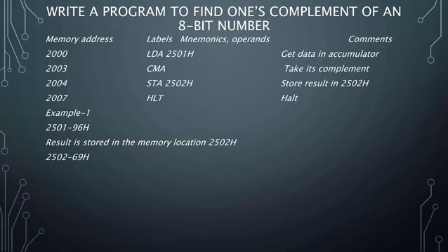 8. 8085 programming example | PPT