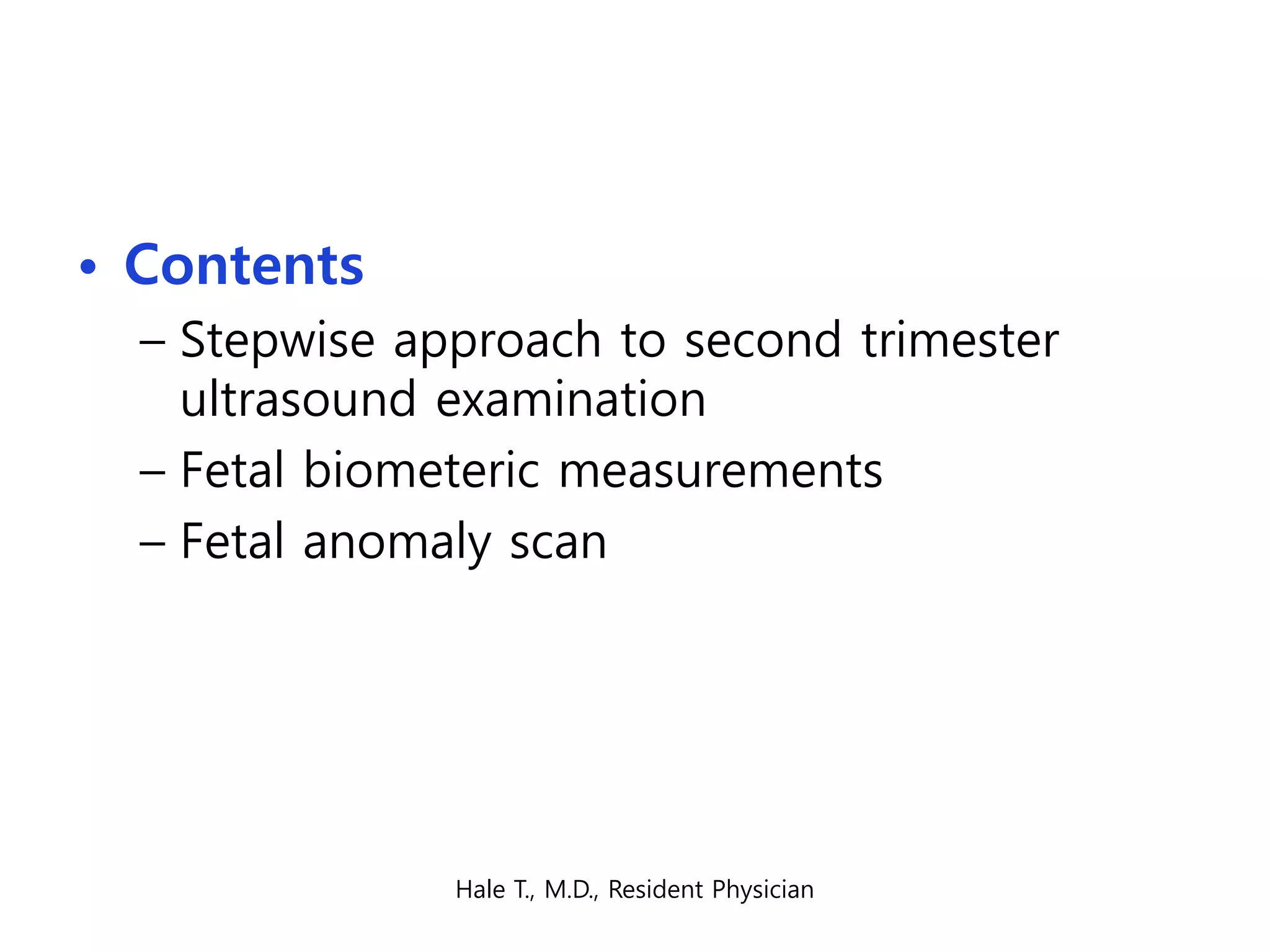 8. normal second trimester ultrasound | PDF
