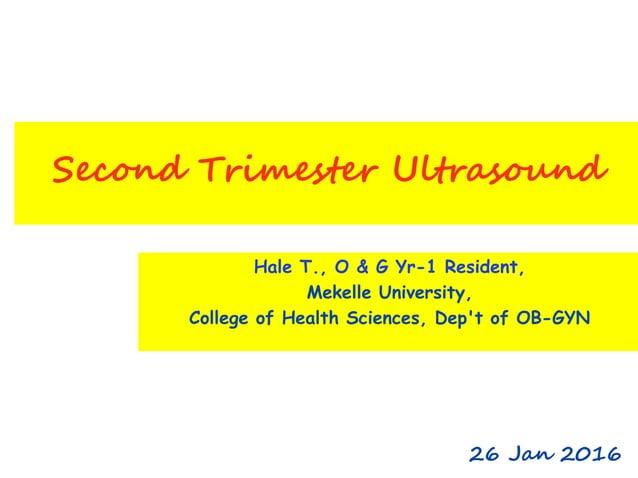 8. normal second trimester ultrasound | PDF | Pregnancy | Reproductive ...