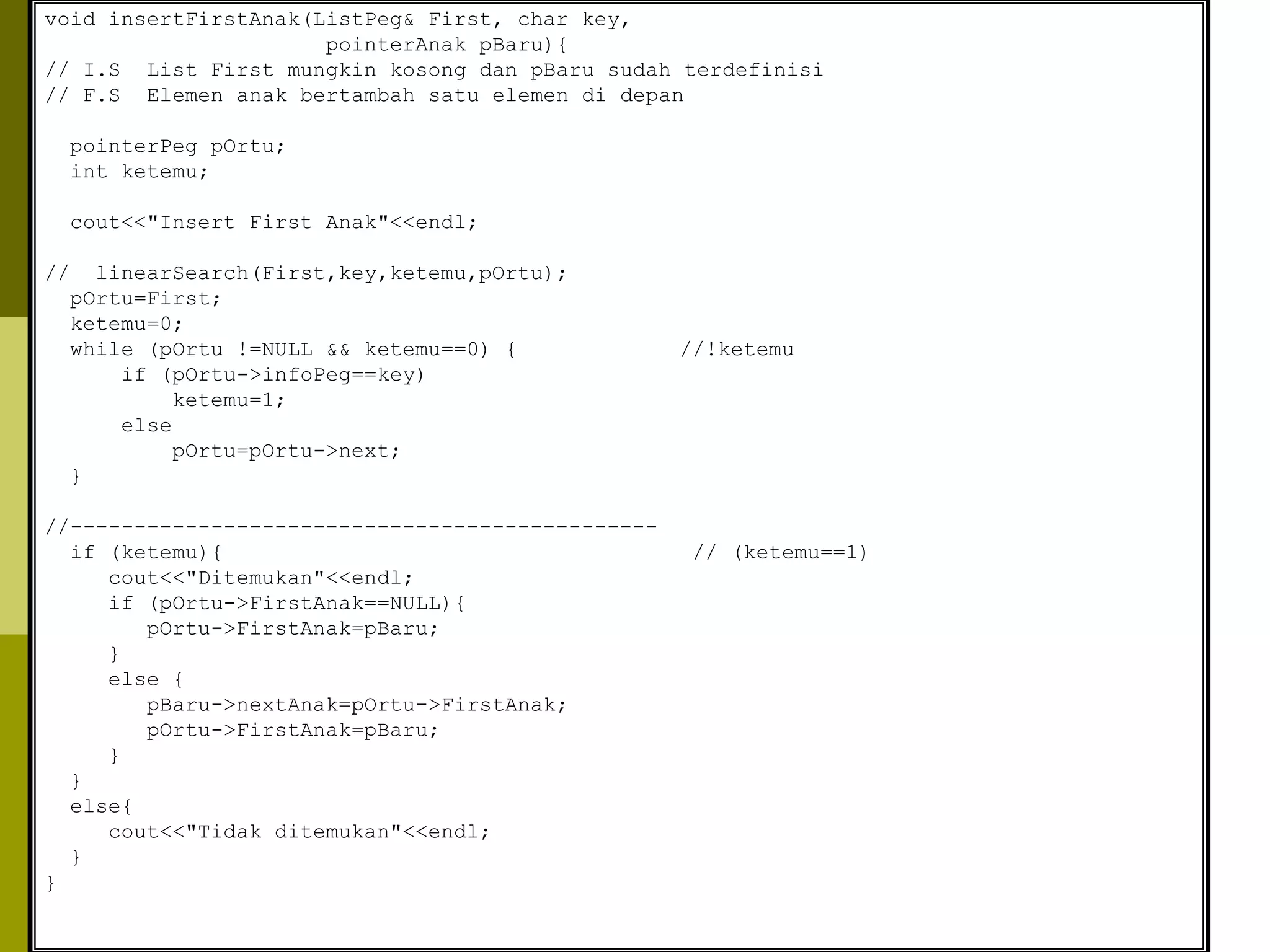8. Multi List (Struktur Data) | PPTX