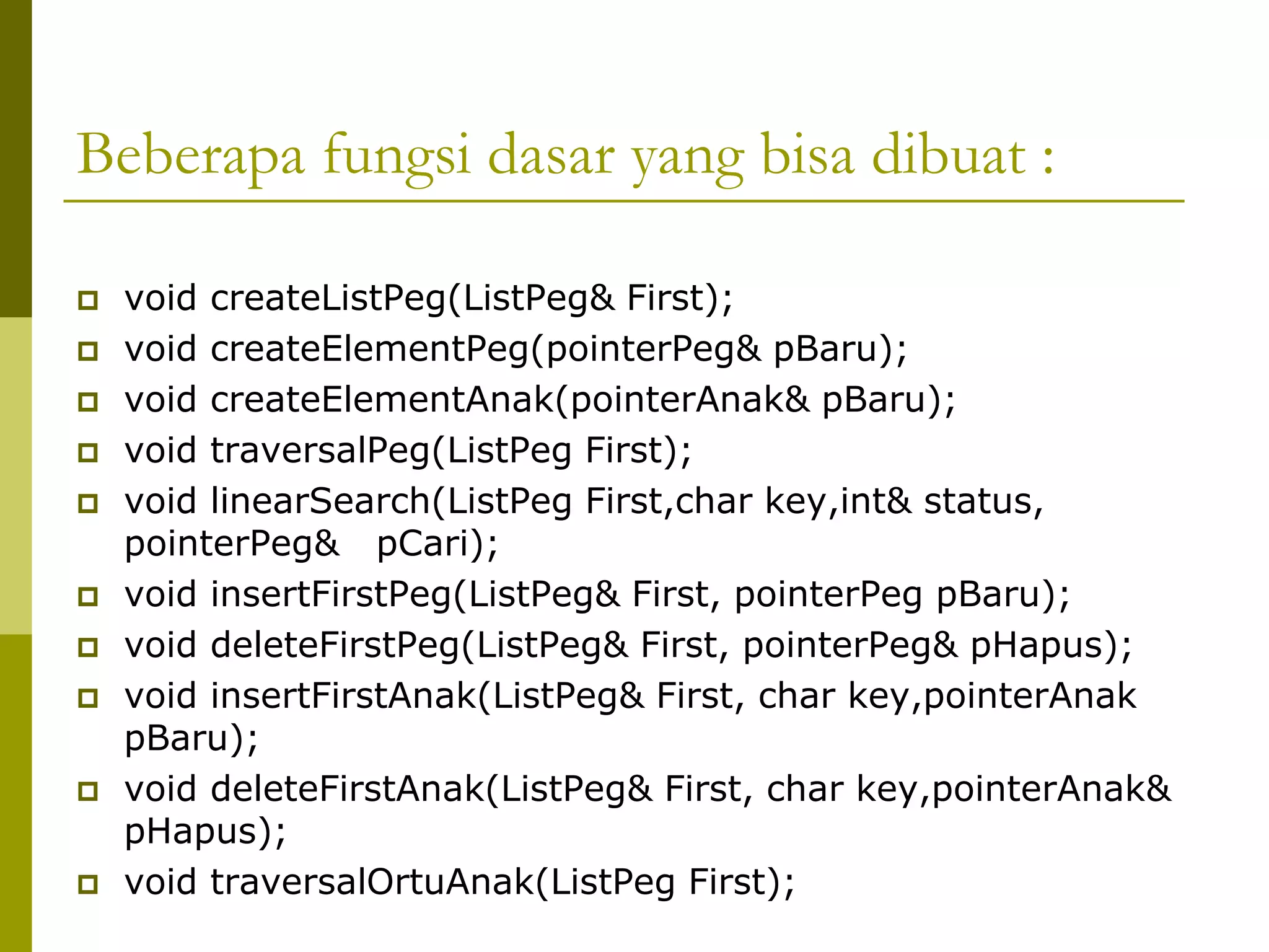 8. Multi List (Struktur Data) | PPTX
