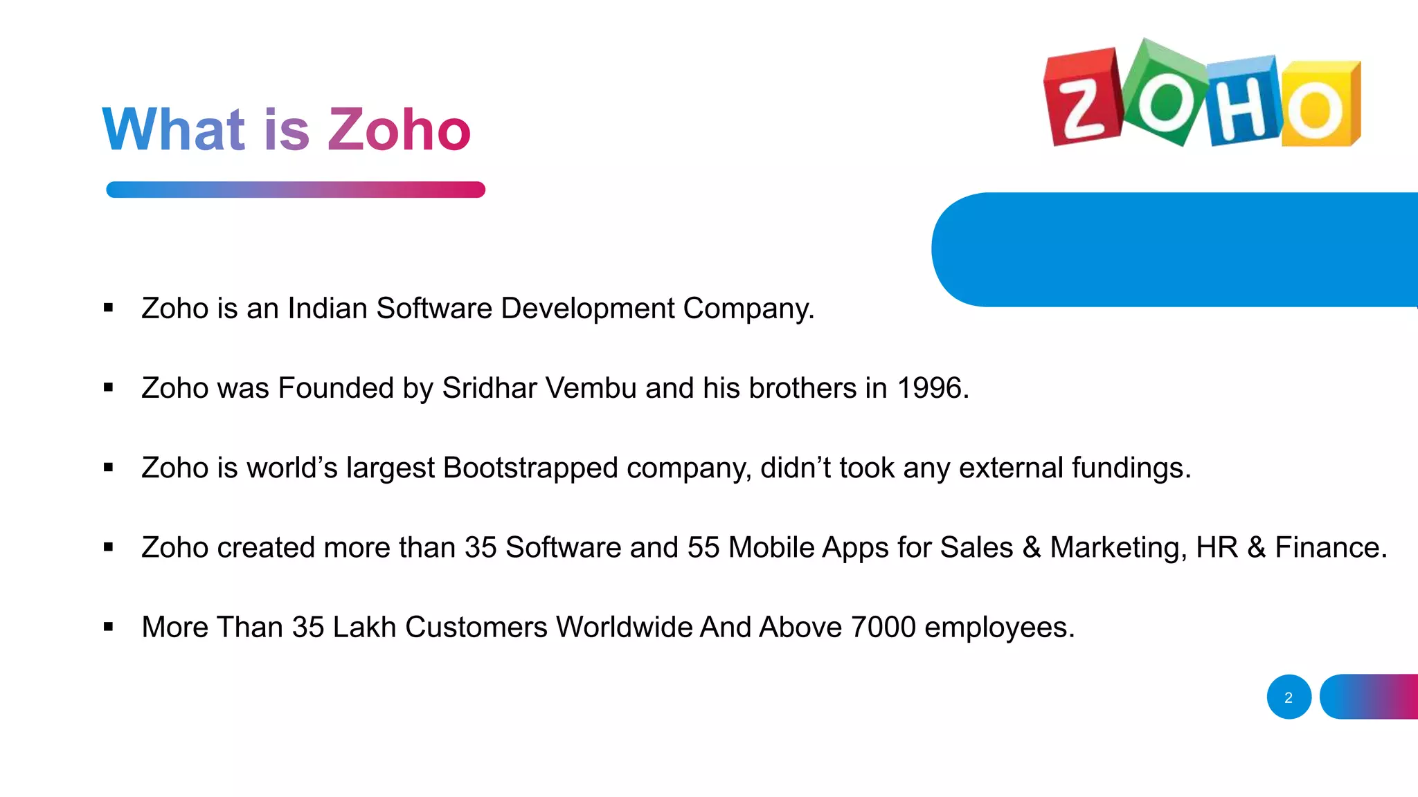 Sridhar Vembu - Founder And CEO, Zoho Corp. | PPTX