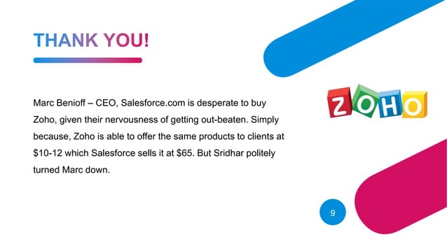 Sridhar Vembu - Founder And CEO, Zoho Corp. | PPTX | Business ...