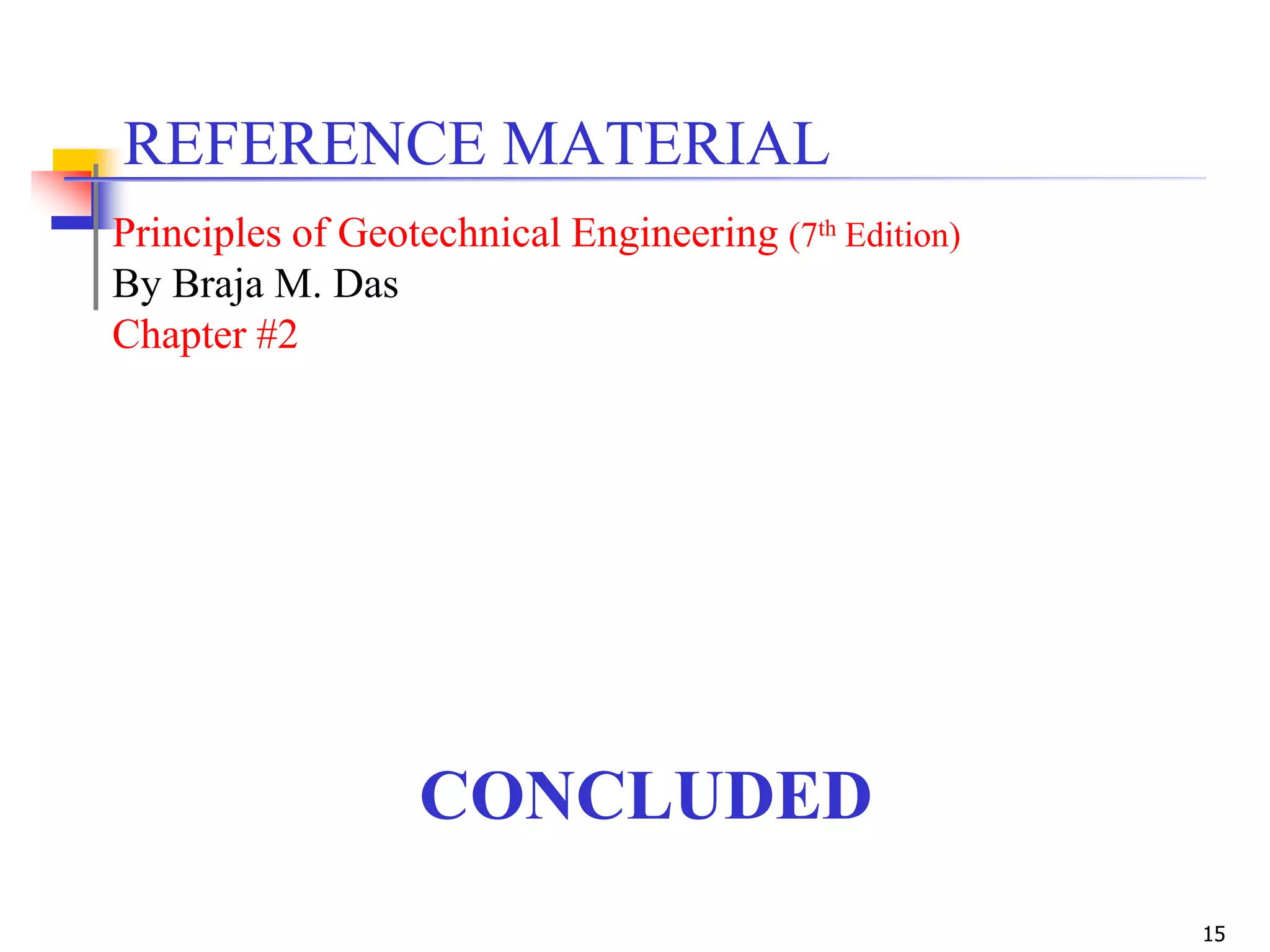 Geotechnical Engineering-I [Lec #8: Hydrometer Analysis] | PPSX