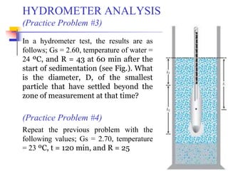 Geotechnical Engineering-I [Lec #8: Hydrometer Analysis] | PPSX