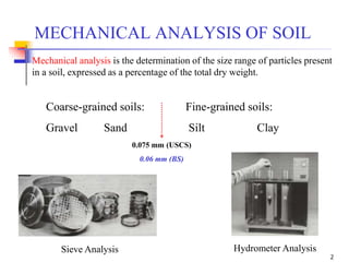 Geotechnical Engineering-I [Lec #8: Hydrometer Analysis] | PPSX