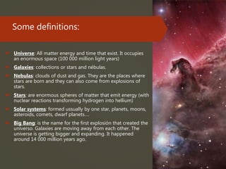 8. universe and earth ana | PPTX