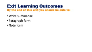 8.summary writing | PPTX