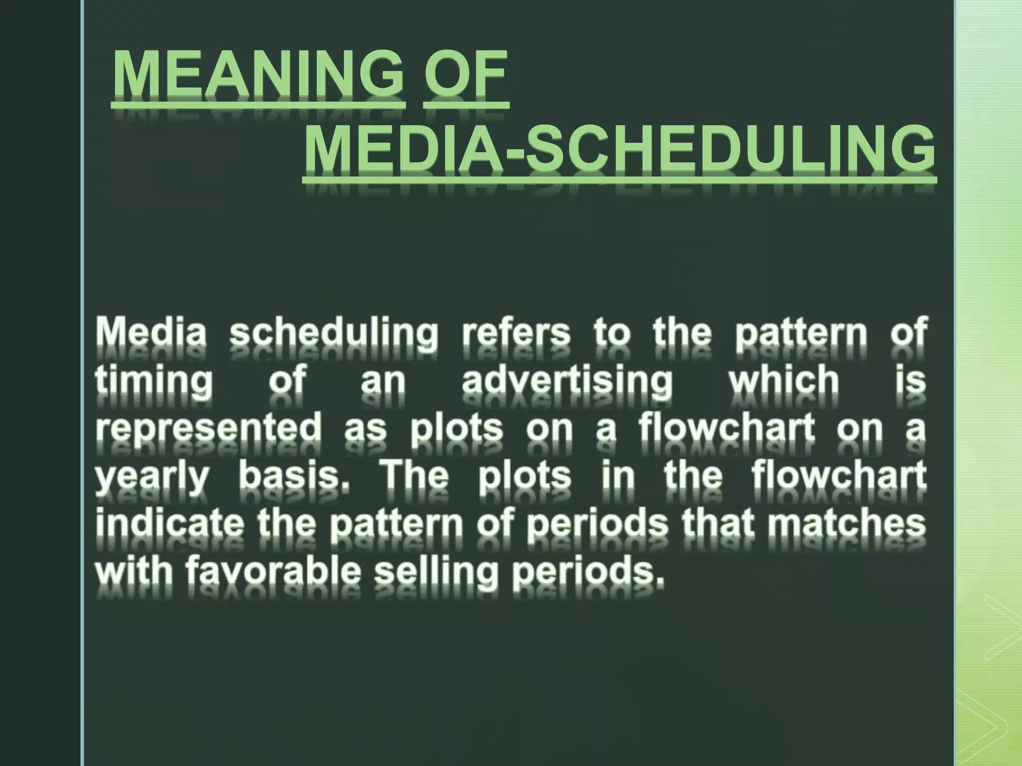 8. Media Planning and Scheduling | PPTX