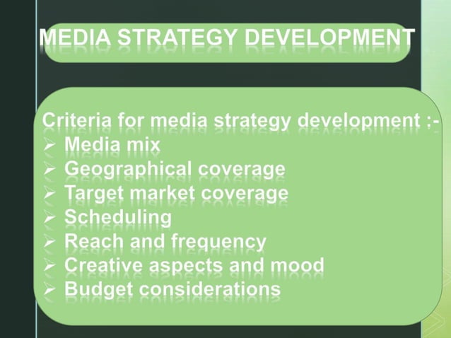 8. Media Planning and Scheduling | PPTX