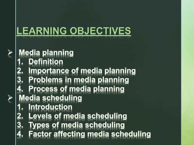 8. Media Planning and Scheduling | PPTX