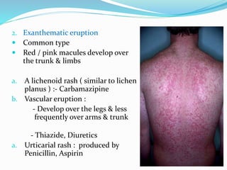 8. Drug eruption & urticaria | PPTX
