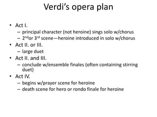 Power point 23. The Romantic Era: Late Romantic Opera | PPT