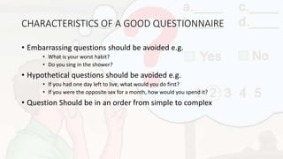 Questionnaire | PPTX