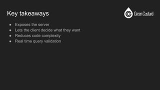 Green Custard Friday Talk 8: GraphQL | PPT | Free Download